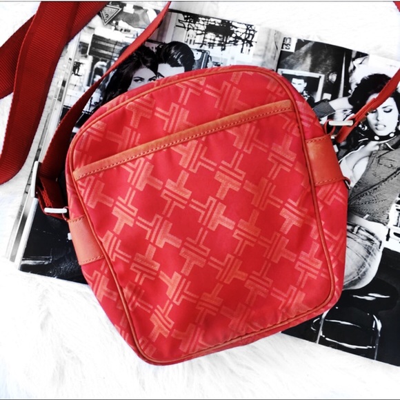 Tumi | Bags | Tumi Red Adjustable Crossbody Bag | Poshmark